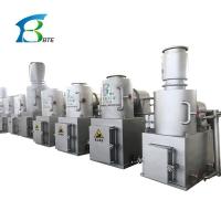 China 2023 Silver/Blue Pet Animal Cremation Furnace with Solid Waste Management System for sale