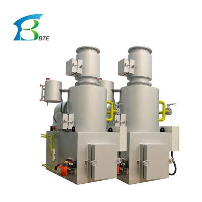 China High Capacity Animal Carcass Waste Incinerator Capacity 20-500kg/batch Weight 1000 kg for sale