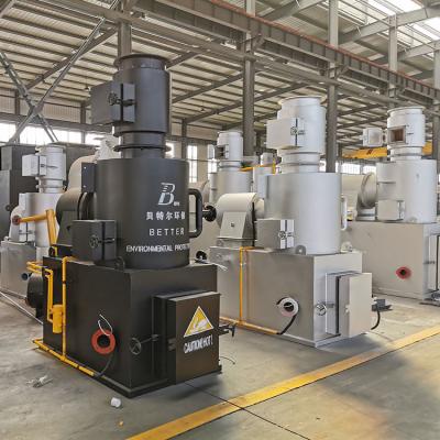 China Dead Animal Pet Medical Garbage Incinerator 750L/H Waste Furnace for Industrial Waste for sale
