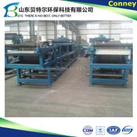 China Home Carbon Steel or SS Gypsum Dewatering Machine with Popular Vacuum Belt Filter for sale