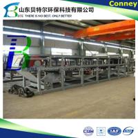 China Home Carbon Steel or SS Gypsum Dewatering Machine with Popular Vacuum Belt Filter for sale
