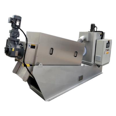 China SUS304/316 Cassava Vinasse Coconut Palm Oil Sludge Filter Screw Press Dewatering Machine for sale
