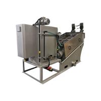 China SUS304/316 Cassava Vinasse Coconut Palm Oil Sludge Filter Screw Press Dewatering Machine for sale