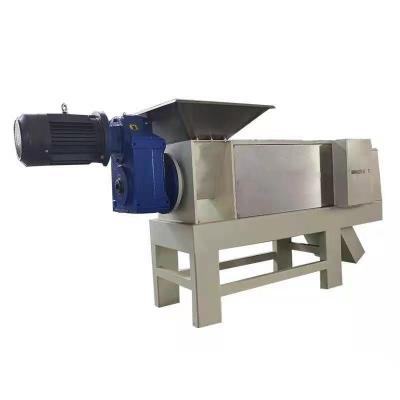 China 800 kg Engine Powered Food Residue Dewatering Machine with Fine Sieve and Screw Press for sale