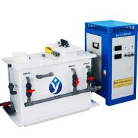 China Brine Electrolyzer 98 kg Weight 100L/Hour Productivity for Swimming Pool Disinfection for sale
