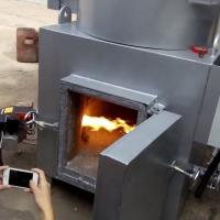 China 100-150Kgs/Load Capacity Waste Incinerator for Burning Animal Waste in Two Chambers for sale