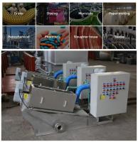 China Customizable Capacity Screw Press Dehydrator for Oily Waste Water Treatment 100 kg for sale