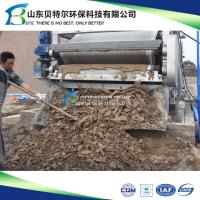 China Cow Dung Screw Dewatering Machine Carbon Steel Stainless Steel for sale