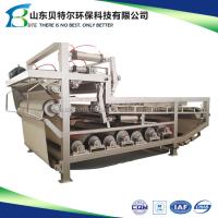 China 1000 kg Weight Belt Filter Press Sludge Dewatering Machine for Sewage Water Treatment for sale