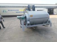 China 5000L/Hour Sugarcane Bagasse Paper Pulp Seaweed Dewatering Separator Micro Screen Rotary Drum Filter for sale