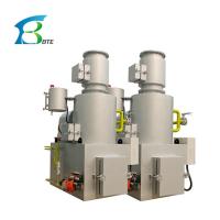 China 750L/H Silver Grey Kitchen Waste Dead Pets Cremation Machine Wfs Animal Pet Incinerator for sale