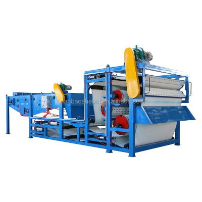 China 300 kg Capacity Belt Type Filter Press Sludge Dewatering Machine for Municipal Sludge for sale