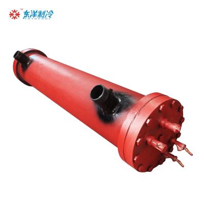 China Dual Circuit Shell and Tube Evaporator - 7,112 to 1,330,560 Kcal/h Heat Exchange Capacity with Customizable Loop Systems for sale