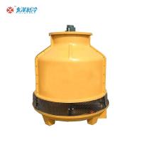 China Industrial Circular Cooling Tower Yellow Round Type with 12-Month Warranty and 1-2 Day Delivery Service for sale
