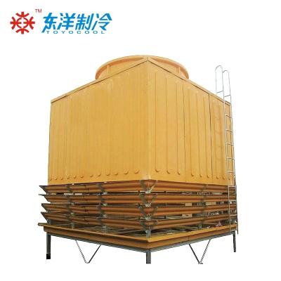 China Square Large Cooling Tower with PVC Filler - 200kg/m² Snow Load Capacity, 3-5dB(A) Noise Reduction for Industrial Applications for sale