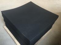 China 1m X 1m Gym Rubber Mat Floor Tiles Eco Friendly Anti Slip for sale