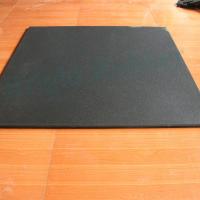 China 1m X 1m Gym Rubber Mat Floor Tiles Eco Friendly Anti Slip for sale