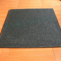 China 1m X 1m Gym Rubber Mat Floor Tiles Eco Friendly Anti Slip for sale