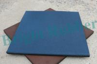 China Fitness Composite Rubber Paver Tile Commercial Shock Absorption Mat for sale