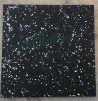 China Commercial Shock Absorption Flooring Mat Fitness Composite Rubber for sale
