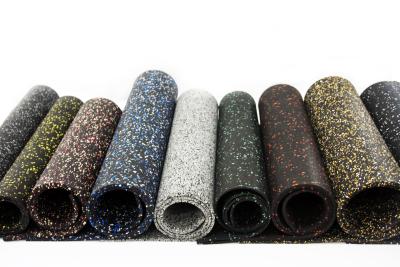 China Gym Roll Rubber Paver Tile  Flooring Mat Tartan For Playground Indoor for sale