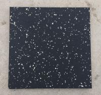 China High Density Rubber Garage Floor Tile Moulded Recycled Gym Flooring Mats for sale