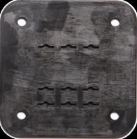 China Industrial Molded Rubber Parts EPDM Rubber Dust Cover Mat Customized Size for sale