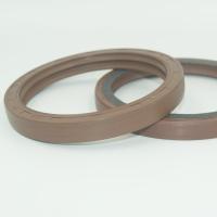 China FKM Rubber Rear Crankshaft Car Engine Oil Seal Double Lip For WD615 Power Engines for sale