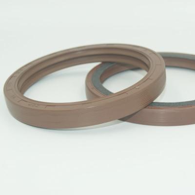 China FKM Rubber Rear Crankshaft Car Engine Oil Seal Double Lip For WD615 Power Engines for sale