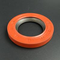 China PTFE Lip Rubber Oil Seals Orange Color Bonded For Auto Engines for sale