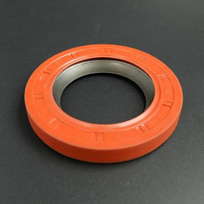 China PTFE Lip Rubber Oil Seals Orange Color Bonded For Auto Engines for sale