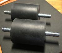 China Male-Male Type M6 Screw Vibration Dampening Rubber Electronics Industry for sale
