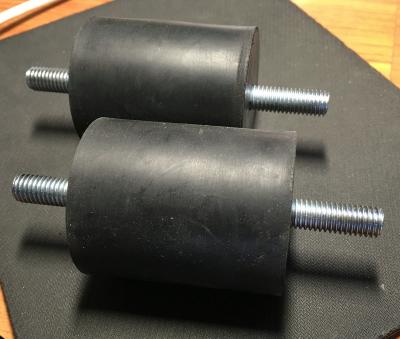 China Male-Male Type M6 Screw Vibration Dampening Rubber Electronics Industry for sale