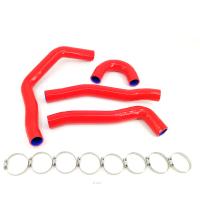 China Red Silicone Radiator Hose For 08-15 MITSUBISHI Evolution EVO 10/X 4B11T CZ4A for sale