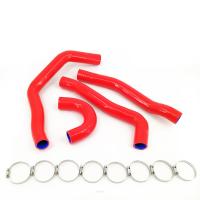 China Red Silicone Radiator Hose For 08-15 MITSUBISHI Evolution EVO 10/X 4B11T CZ4A for sale