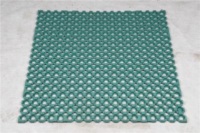 China OEM Design EPDM Rubber Kitchen Floor Mat Oil Resistant Green for sale