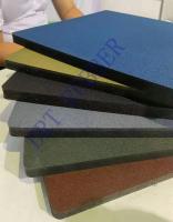 China Anti Slip Recycled Tire Patio Tiles Outdoor Rubber Patio Pavers 500x500mm For Playground for sale