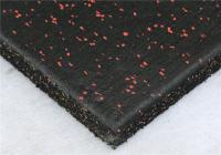 China 500mm Anti Fatigue Colorful Crossfit Rubber Pavement Tiles Non Slip Gym Flooring for sale