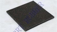 China 500mm Anti Fatigue Colorful Crossfit Rubber Pavement Tiles Non Slip Gym Flooring for sale