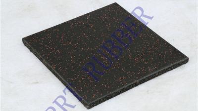 China 500mm Anti Fatigue Colorful Crossfit Rubber Pavement Tiles Non Slip Gym Flooring for sale