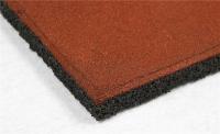 China 1mx1m Rubber Paver Tile Recycled Rubber Garden Tiles Basketball Court for sale