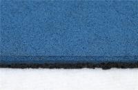 China 1mx1m Rubber Paver Tile Recycled Rubber Garden Tiles Basketball Court for sale
