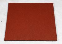 China EPDM High Safety Rubber Paver Tile Red Outdoor OEM Welcome for sale