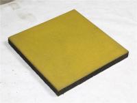 China 500x500mm Rubber Paver Tile Outdoor Rubber Patio Squares 10mm Thick for sale