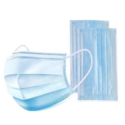 China 3 Ply Disposable Medical Face Mask With Earloop Wearing 50 Pcs Every Bag for sale