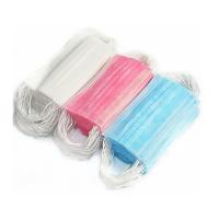 China Safety 3 Ply Disposable Face Mask / Face Mask 3 Ply Earloop Mouth Nose Protect for sale