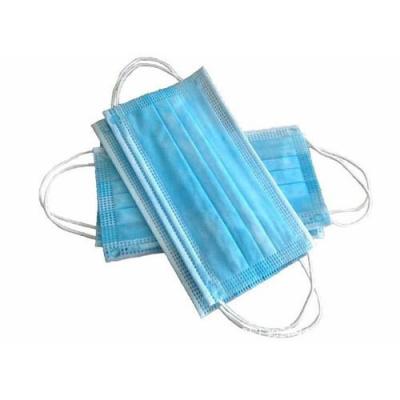 China Breathing 3 Ply Disposable Face Mask Virus Resistance Outdoor Protectiion for sale