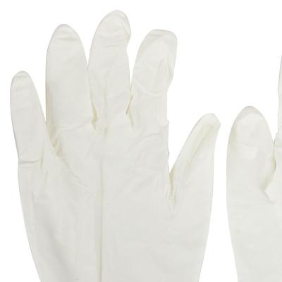 China Anti Bacterial Disposable Protective Gloves , Non Latex Disposable Gloves With Rolled Rim for sale