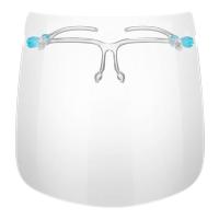 China Full Face Protection Disposable Face Shield Prevent Droplets Accept Customized Logo for sale