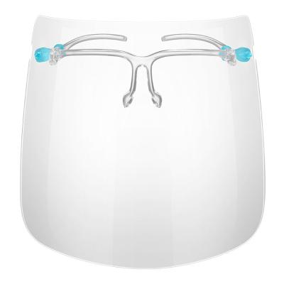 China Full Face Protection Disposable Face Shield Prevent Droplets Accept Customized Logo for sale